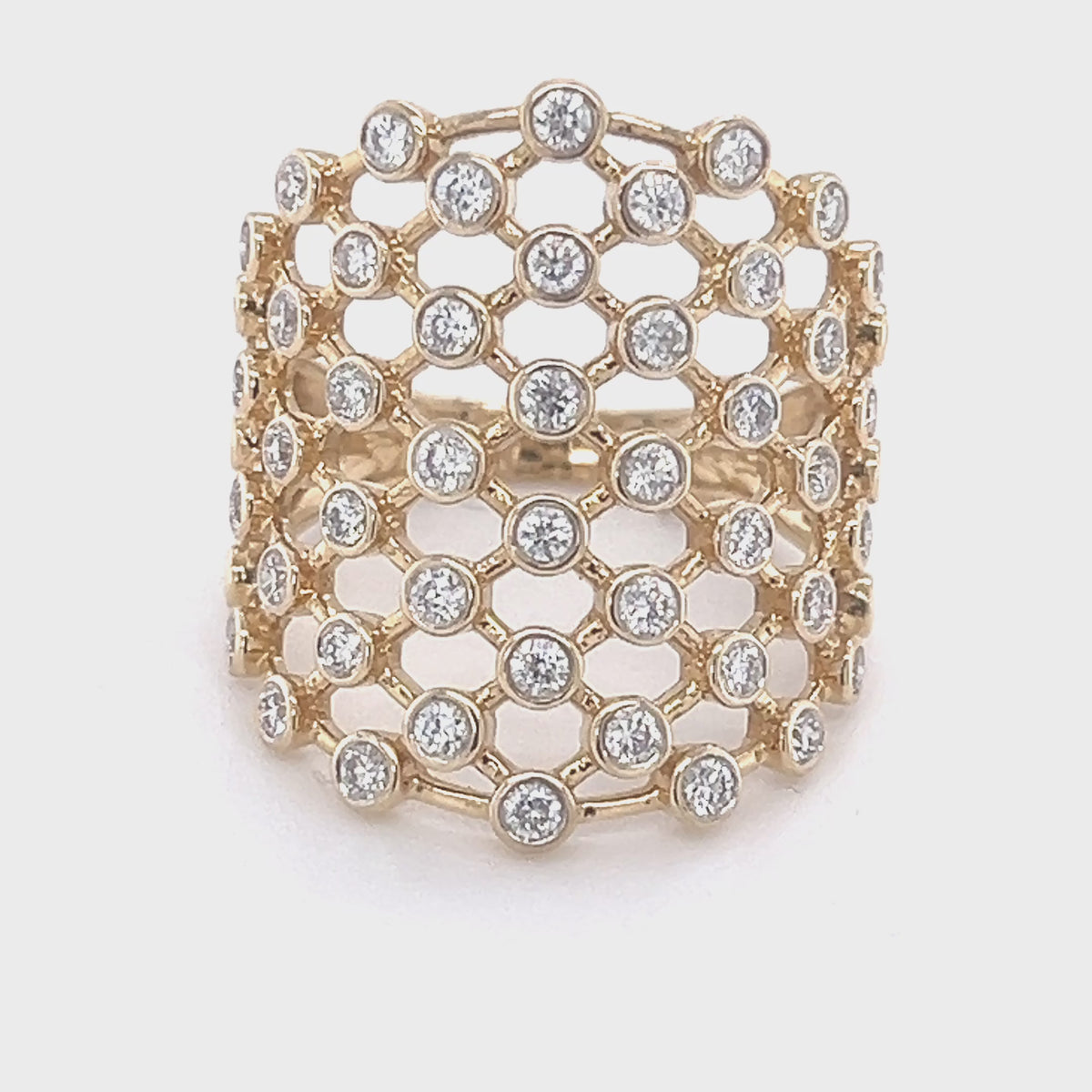 14kg Diamond Honeycomb Ring Ffj Llc
